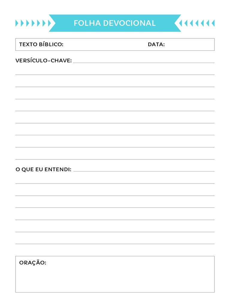 Folha Devocional | PDF