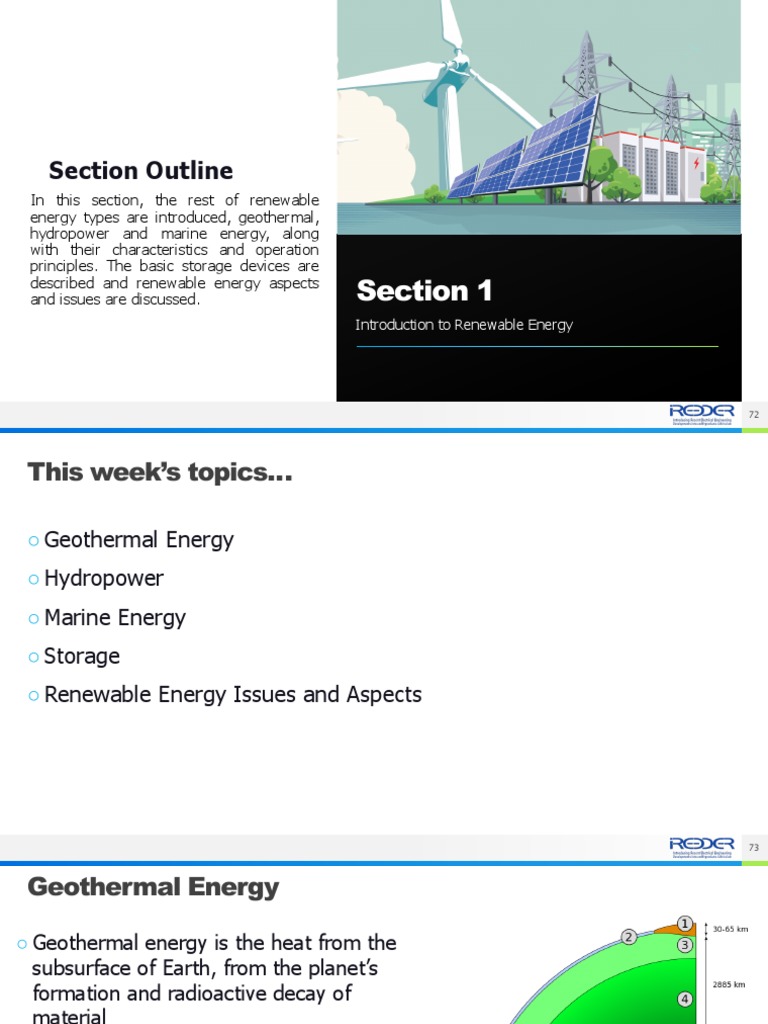 Week 2 - Energy Conversion | PDF | Geothermal Energy | Hydroelectricity