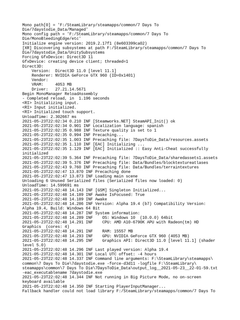 Output Log | PDF | Computing | Software Development