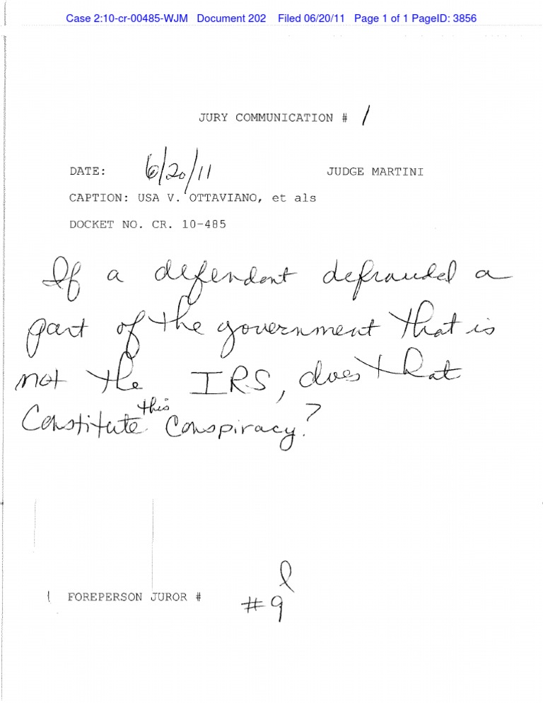 Jury Notes (1pg) | PDF