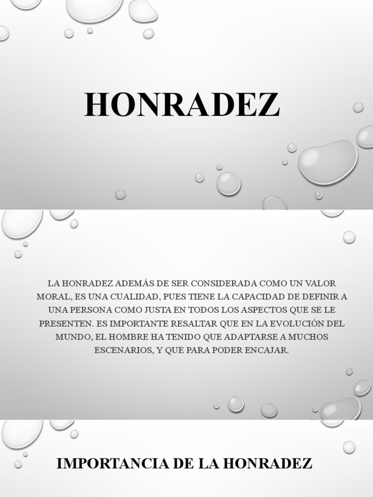 honradez | PDF