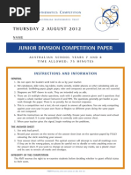 Otago Problem Solving Solutions 1 2023 | PDF