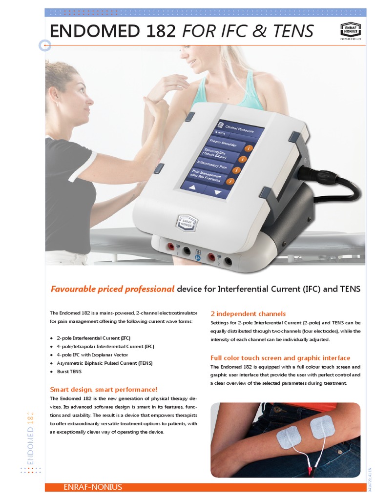 Enraf-Nonius Endomed 182 en | PDF | Direct Current | Medical Device