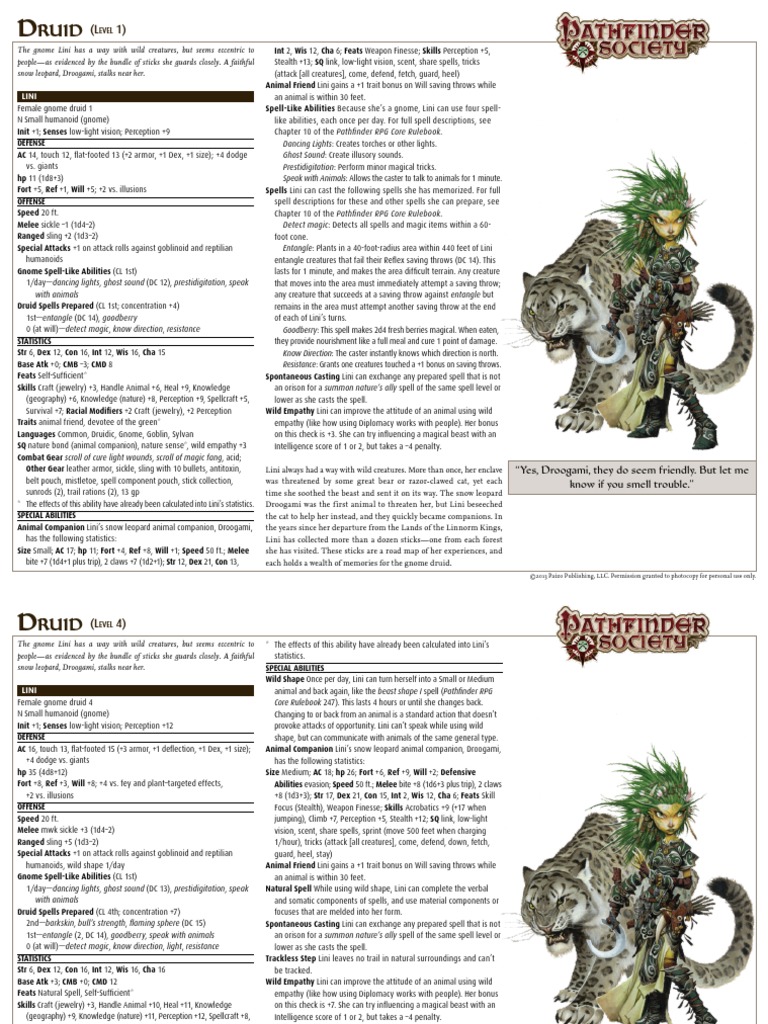Druid - All Levels | PDF