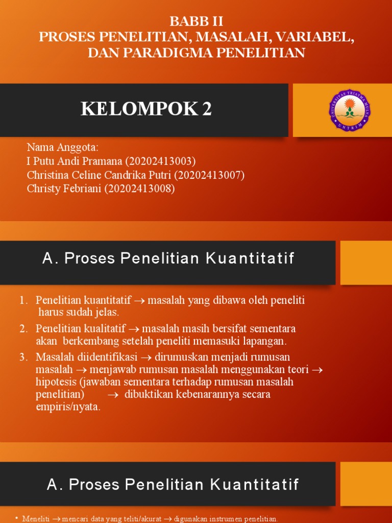 KLP 2, Metodelogi (Vania) | PDF | Karier & Perkembangan | Sains & Matematika