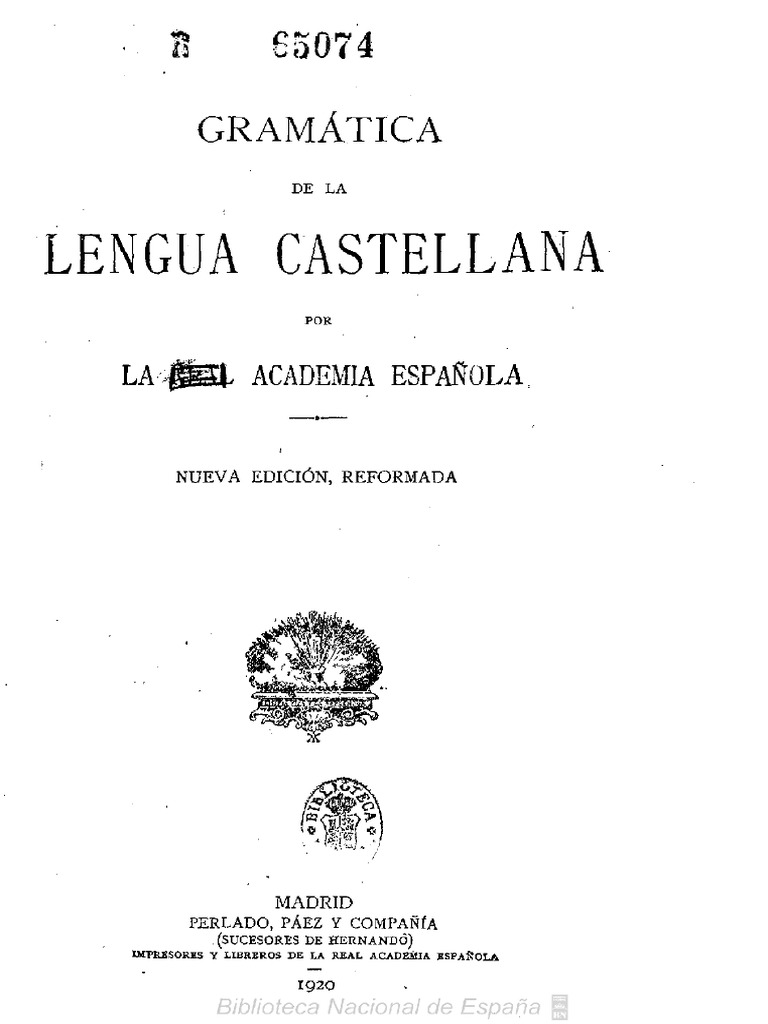 Gramatica Castellana | PDF | Género gramatical | Palabra