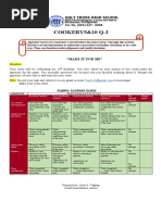 Performance Assessment Rubrics For Cold Sandwich Making | PDF | Rubric ...