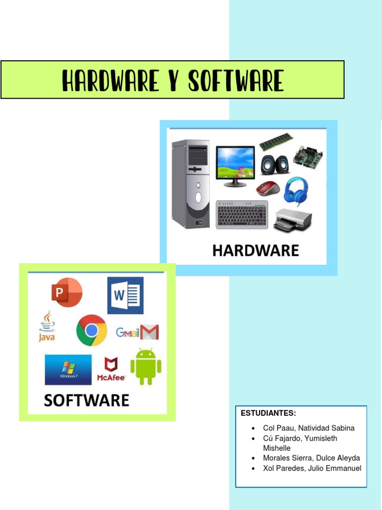 Hardware y Software: Conceptos Clave | PDF | Hardware de la computadora ...