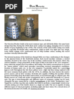 Anatomy of A Dalek: Illustration | PDF | Eye | Visual Perception