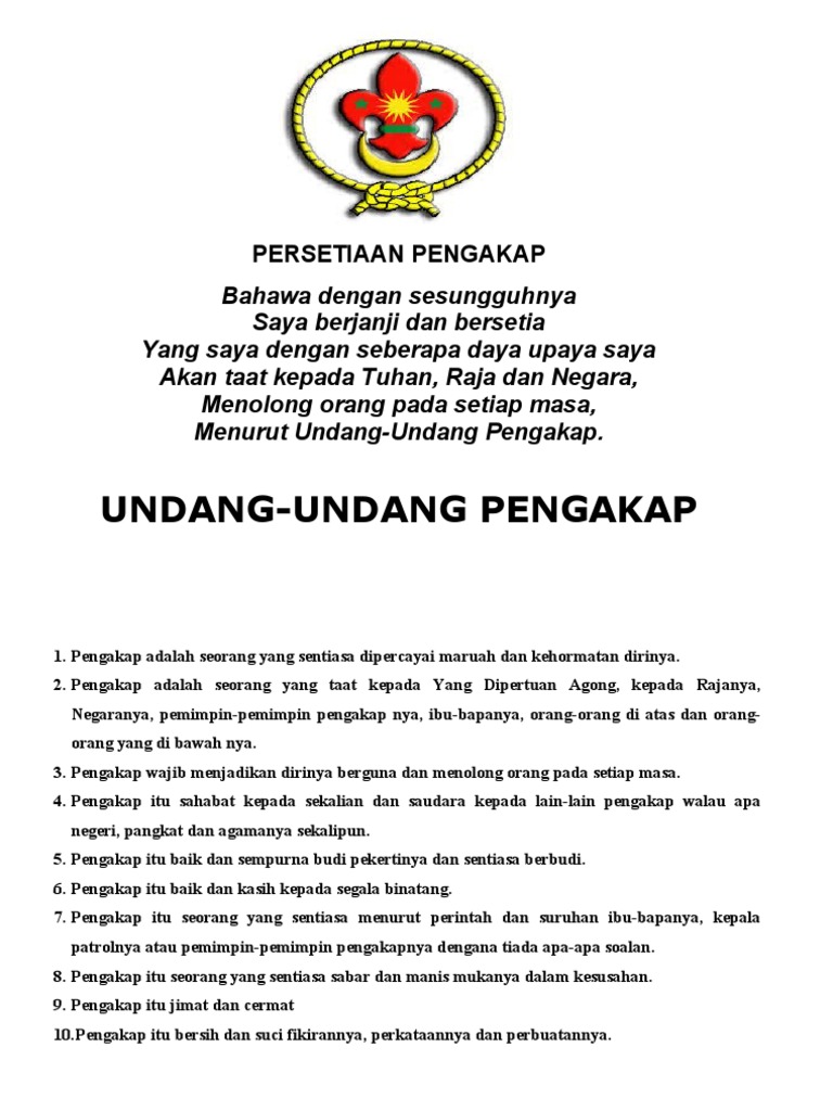 Simbol dan Undang-Undang Pengakap | PDF