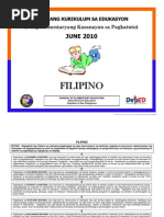 Halimbawa NG Learning Objectives Filipino | PDF