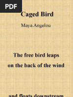 Caged Bird by Maya Angelou Poetry Foundation | PDF | Poetry