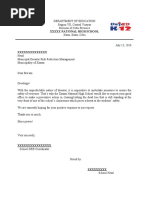 Fuel Request Letter | PDF