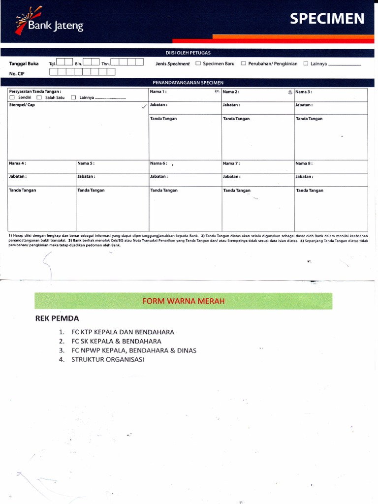 Form Lembaga 2021 | PDF