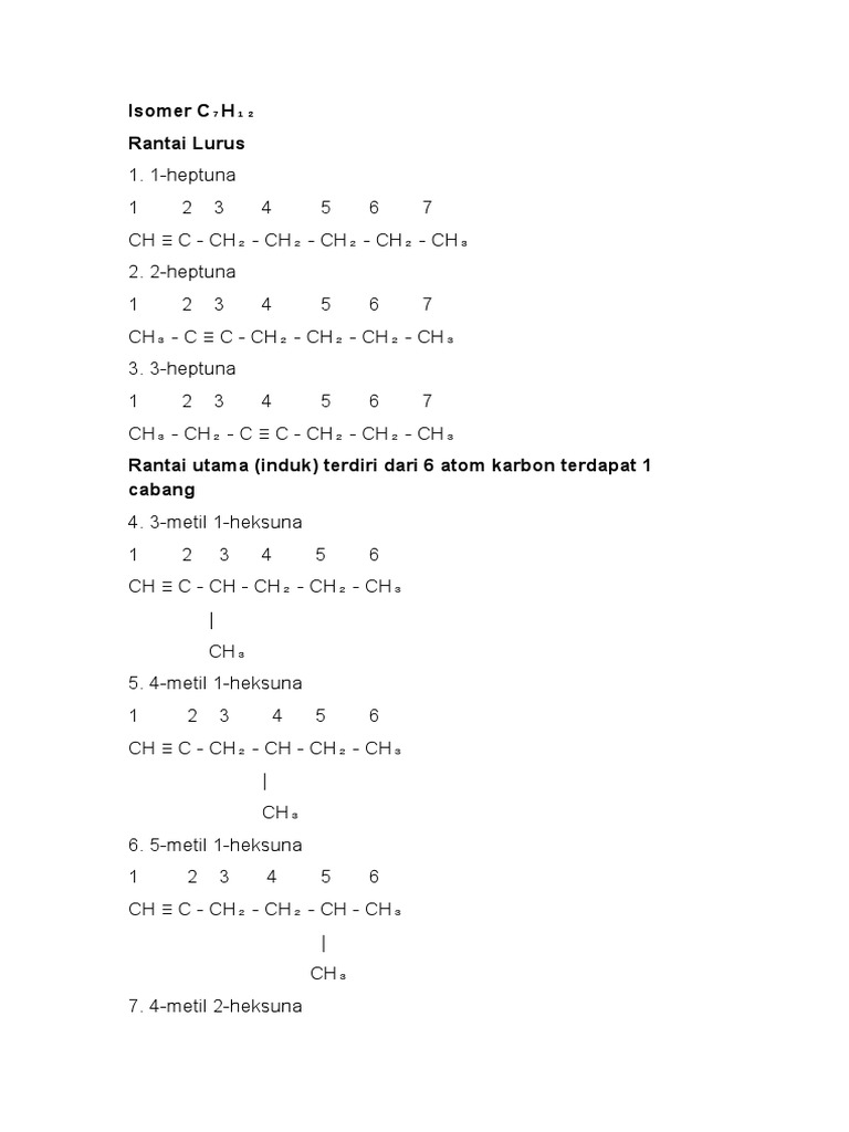 Isomer C H | PDF