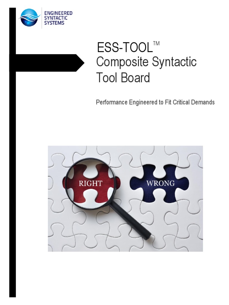 Ess-Tool: Composite Syntactic Tool Board | PDF | Composite Material ...