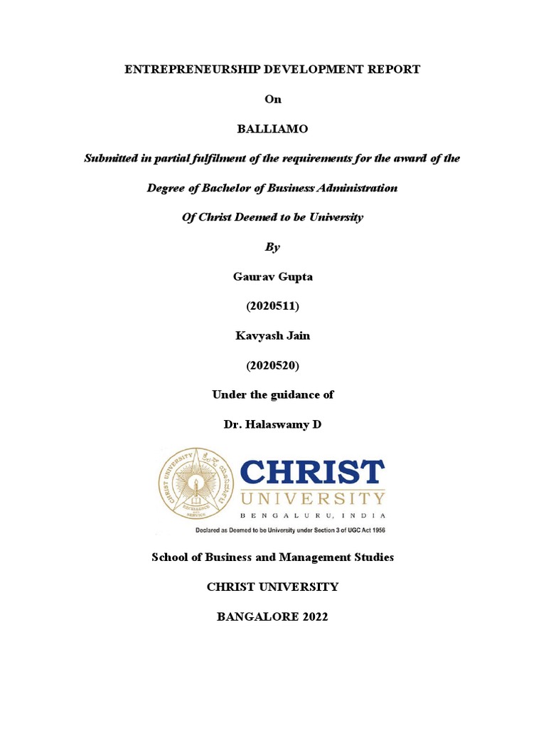 EDP Report - 2020511 and 2020520 | PDF | Partnership | Market Segmentation