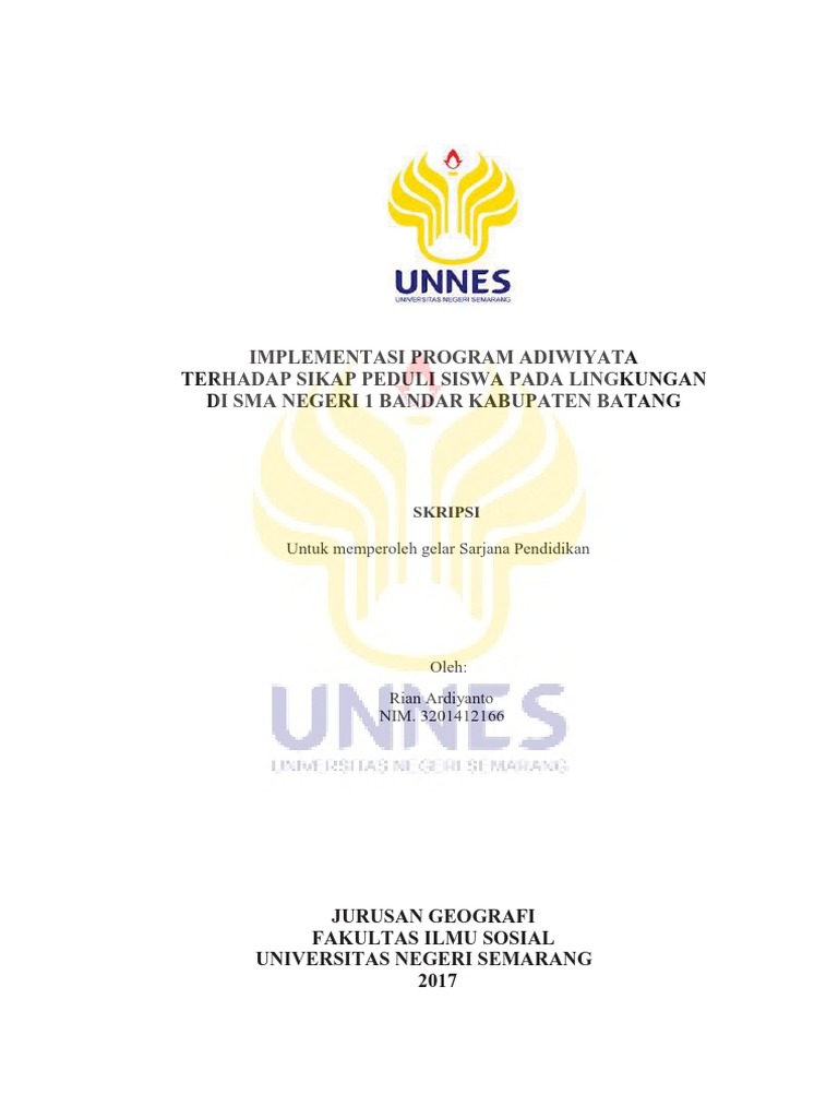 Proposal Unnes | PDF Proposal Unnes | PDF