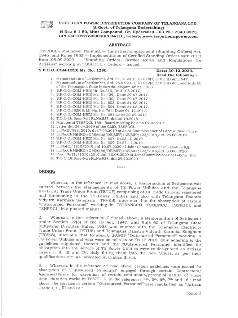 Standing Orders | PDF