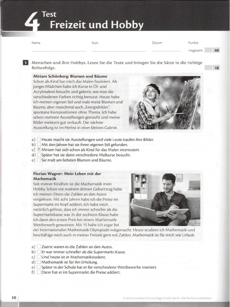 Studio - 21 - A2 - Testheft Scan-7-8 | PDF