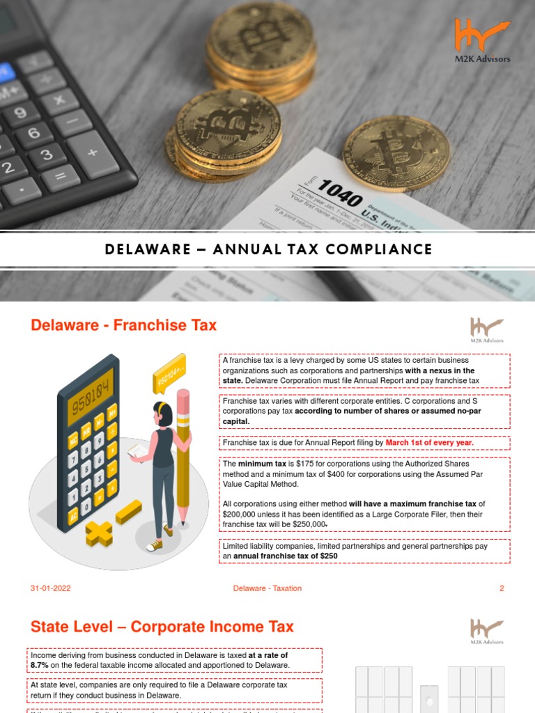Delaware - Annual Tax Compliance | PDF | Taxation In The United States ...
