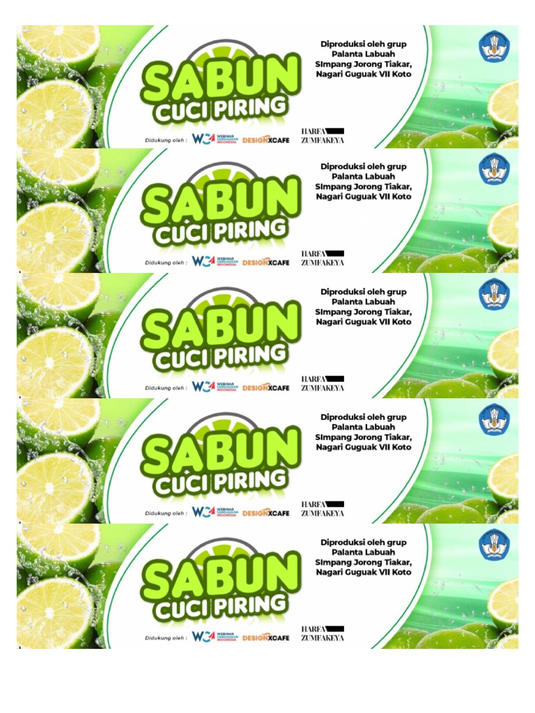 Label Sabun | PDF