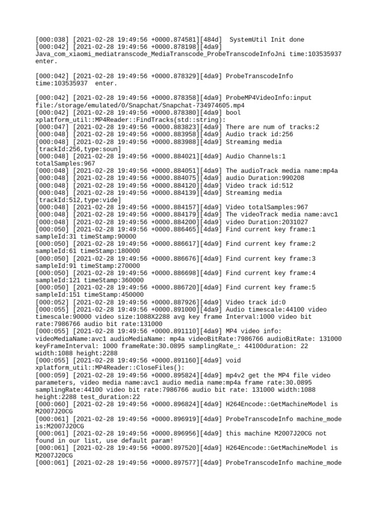 Trace | PDF | Codec | Computing