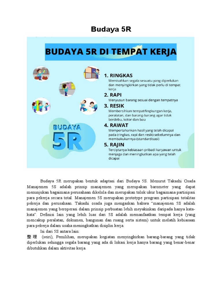 Budaya 5R | PDF | Karier & Perkembangan