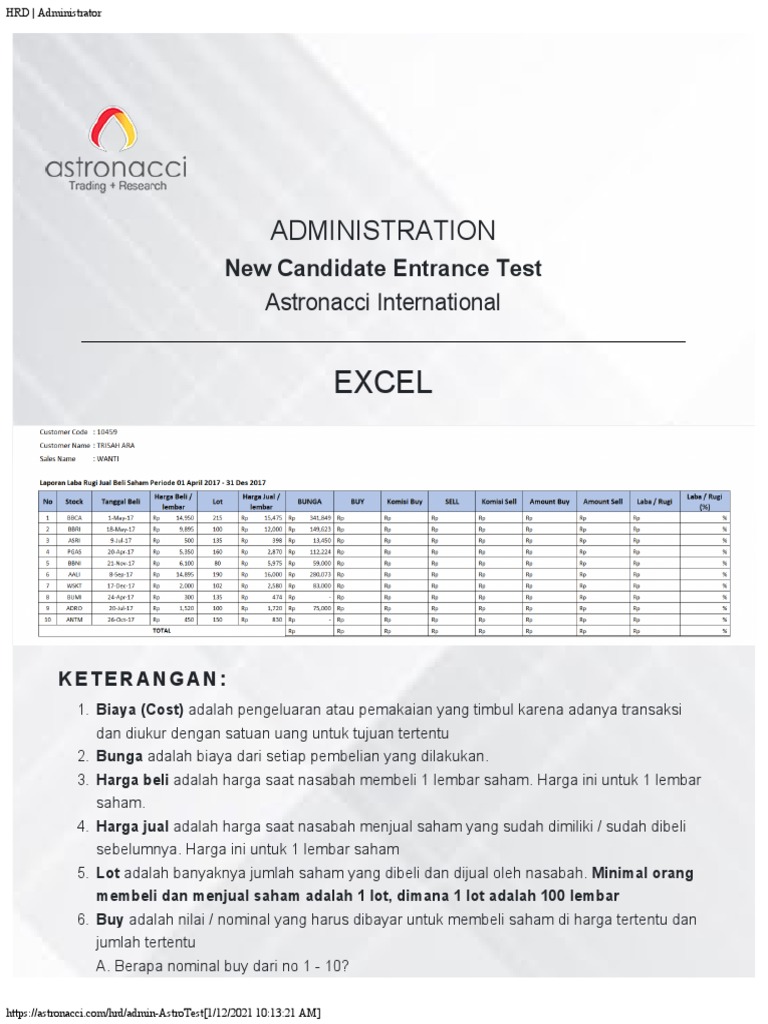 HRD Administrator | PDF