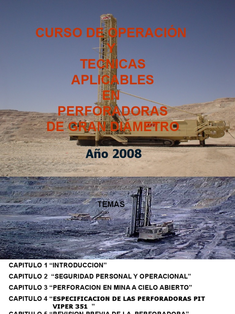 MANUAL PIT VIPER 351 para Imprimir | PDF | Perforación | Minería