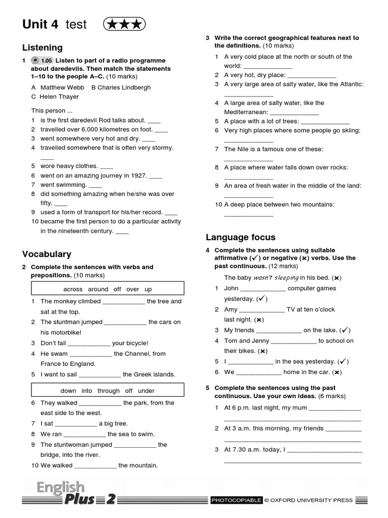 Unit 4 Higher Test | PDF