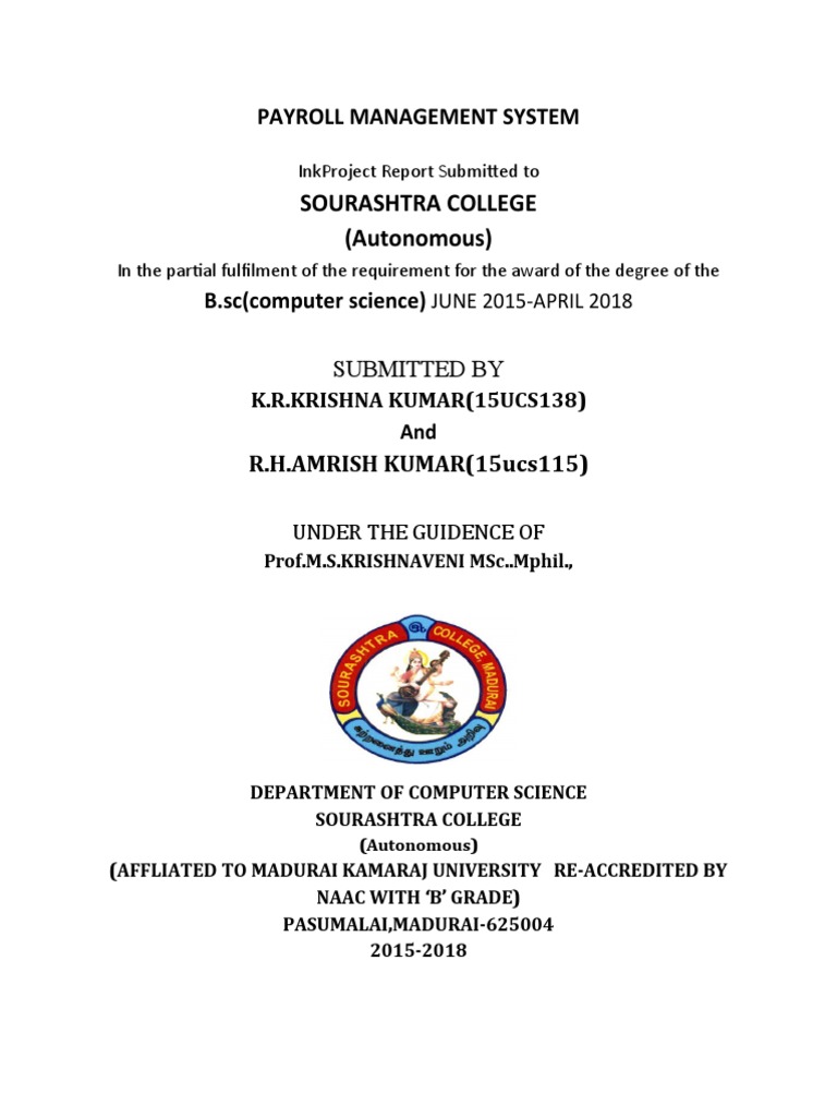 Payroll Management System Krish | PDF | Php | Html Element