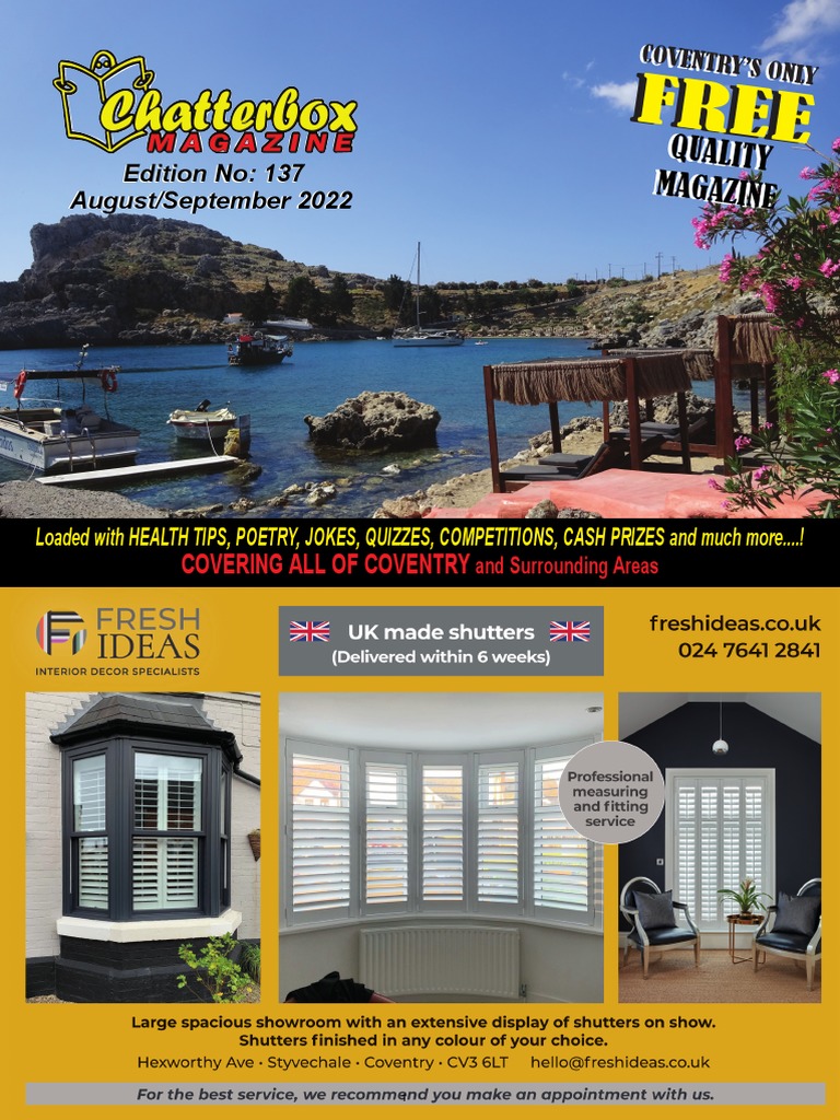 Chatterbox August/September 2022 Edition 137 | PDF | Menopause | Urinary Incontinence