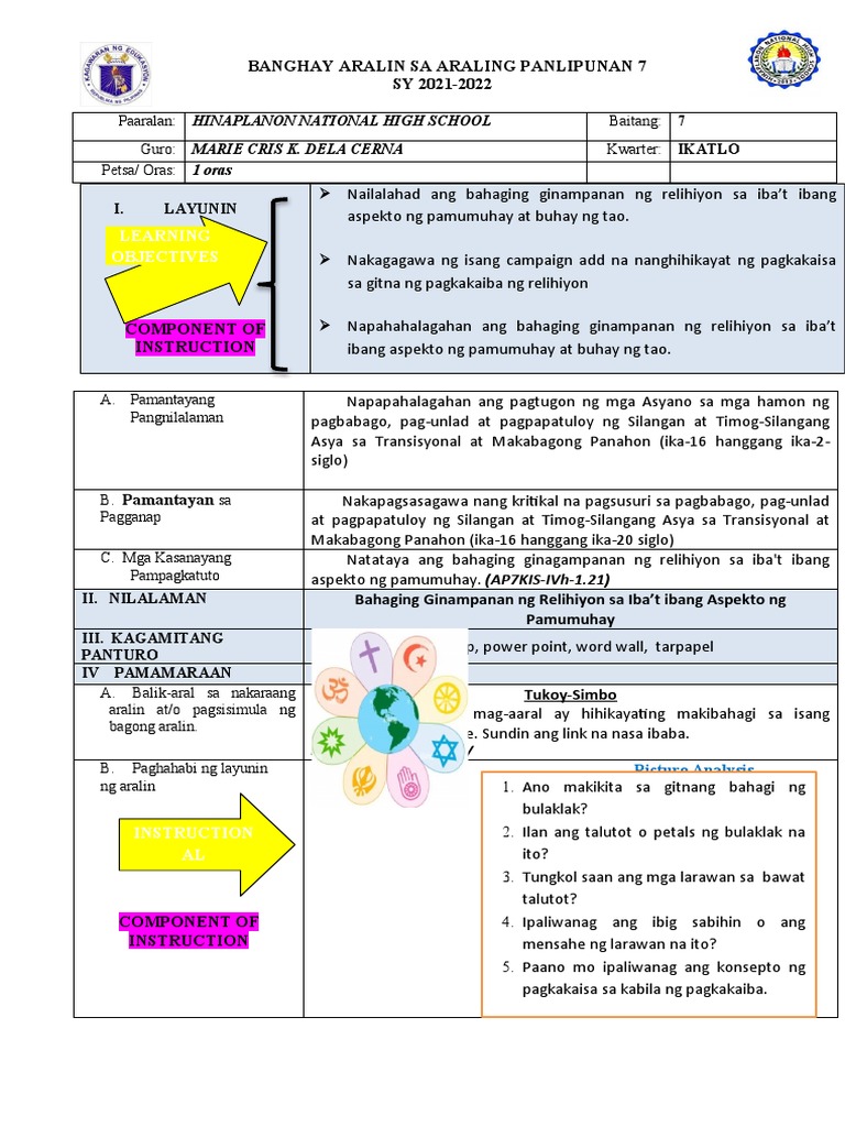 AP LP 1 - SY 2021-2022 - With INDICATORS | PDF