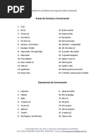 1. VOCABULARIO DE FRASES DE CORTESÍA Y CONVERSACION EN-SEÑAS | PDF