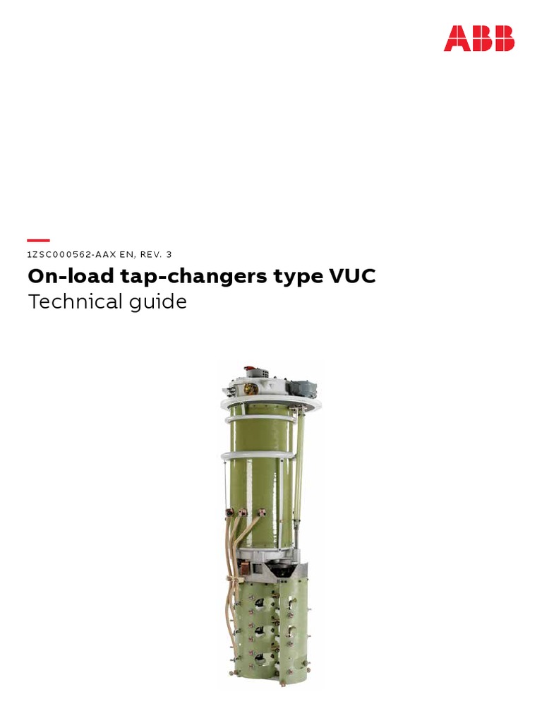 4 OLTC Type VUC Technical Guide 1ZSC000562-AAX Rev3 (2018) | PDF ...