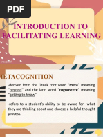 FACILITATING LEARNING Module 1 | PDF | Metacognition | Expert