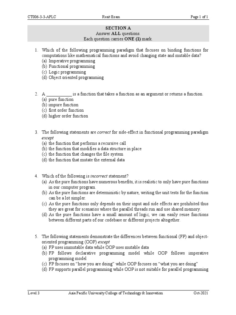 Resit-Question-Ct006 3 3 Aplc | PDF | Anonymous Function | Object ...