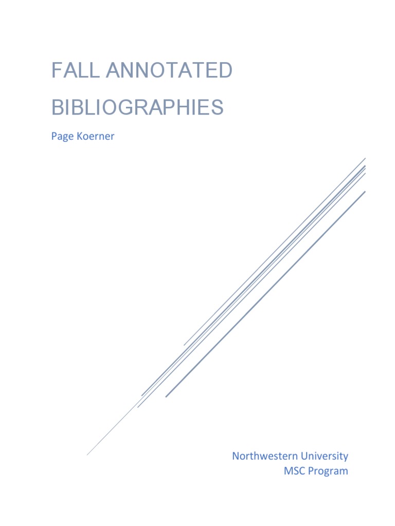Annotated-Fall 20annotated 20bibliographies-1 | PDF | Leadership | Emotions