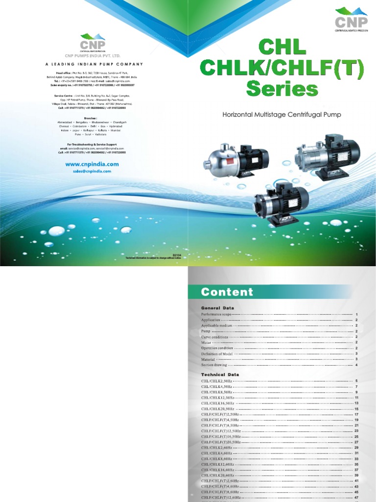 CHL CHLK CHLF T Series | PDF