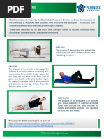 McGill Big 3 Core Exercises | PDF | Musculoskeletal System