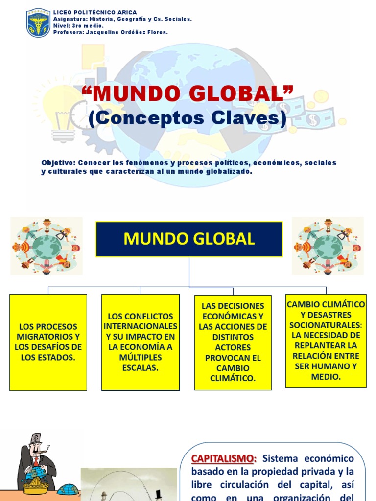 Mundo Global (Conceptos Claves) | PDF | Globalización | Sociedad