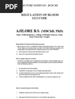Blood Glucose Homeostasis Flowchart | PDF