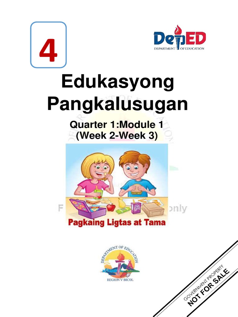 Health 4-q1, Module 1 | PDF