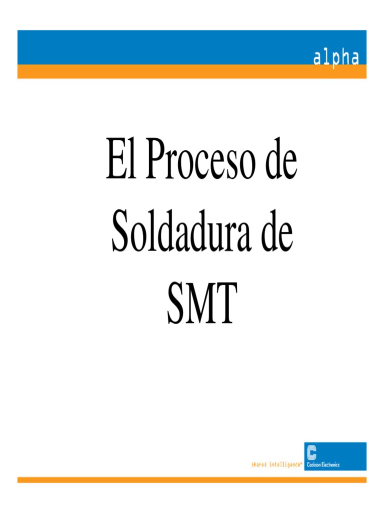 Proceso de Soldadura SMT: Guía Completa | PDF | Construcción | Soldadura