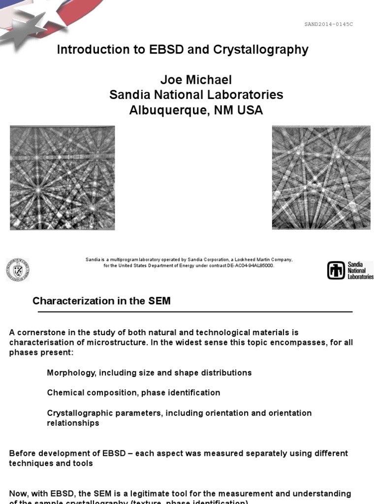 EBSD Techniques for Microstructural Analysis | PDF | Scanning Electron ...