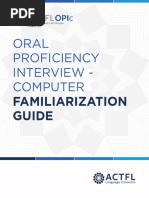 OPIc Sample Questions | PDF