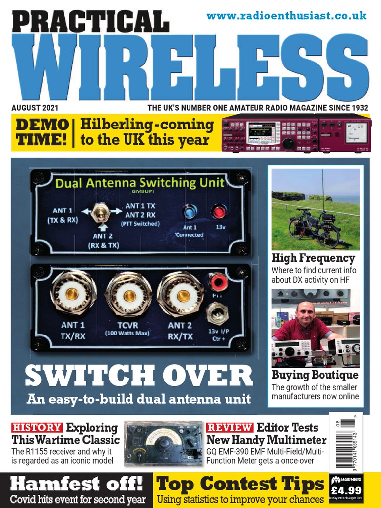 Practical Wireless - August 2021 | PDF | Capacitor | Metrology