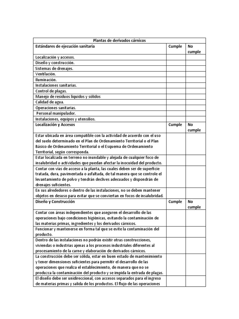 CHECKLIST | PDF | Agua | Agua potable