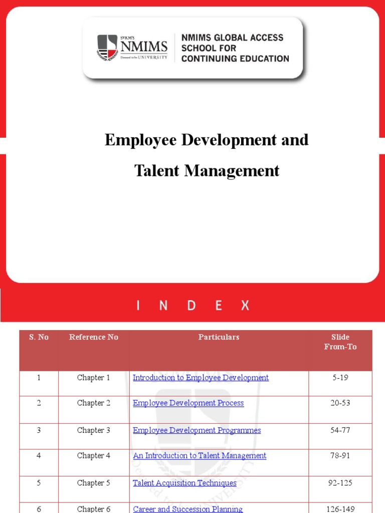 A Guide to Employee Development and Talent Management | PDF | Talent ...